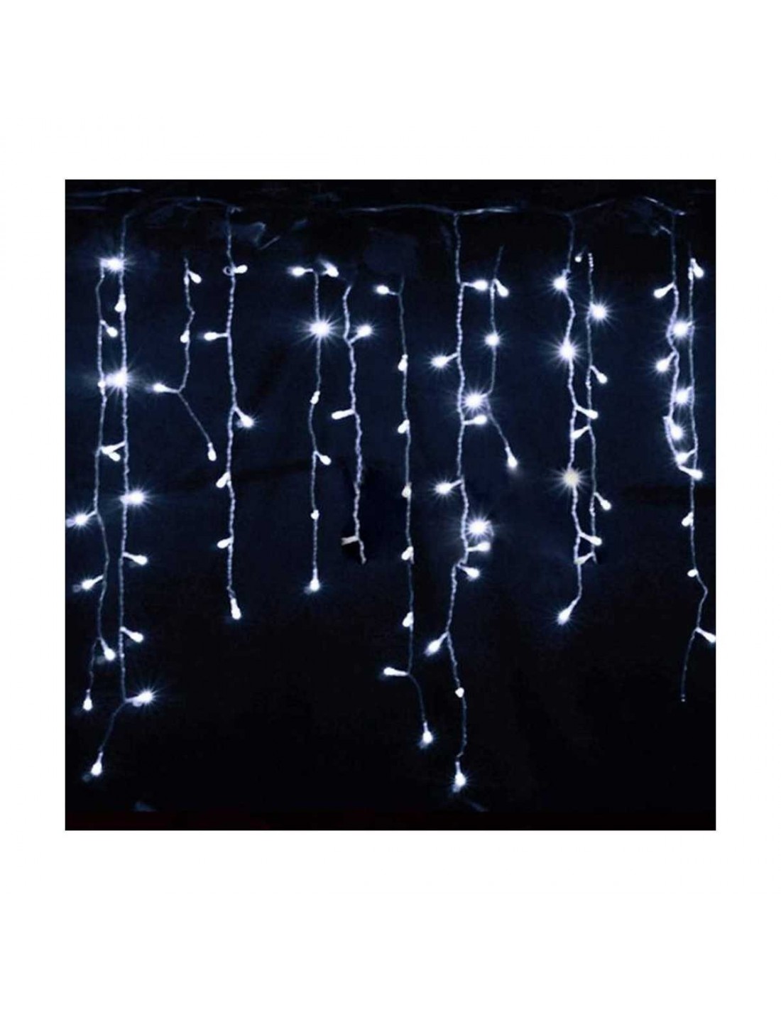 Instalatie 12 metri, 300 LED-uri tip turturi Culoare Alb cald