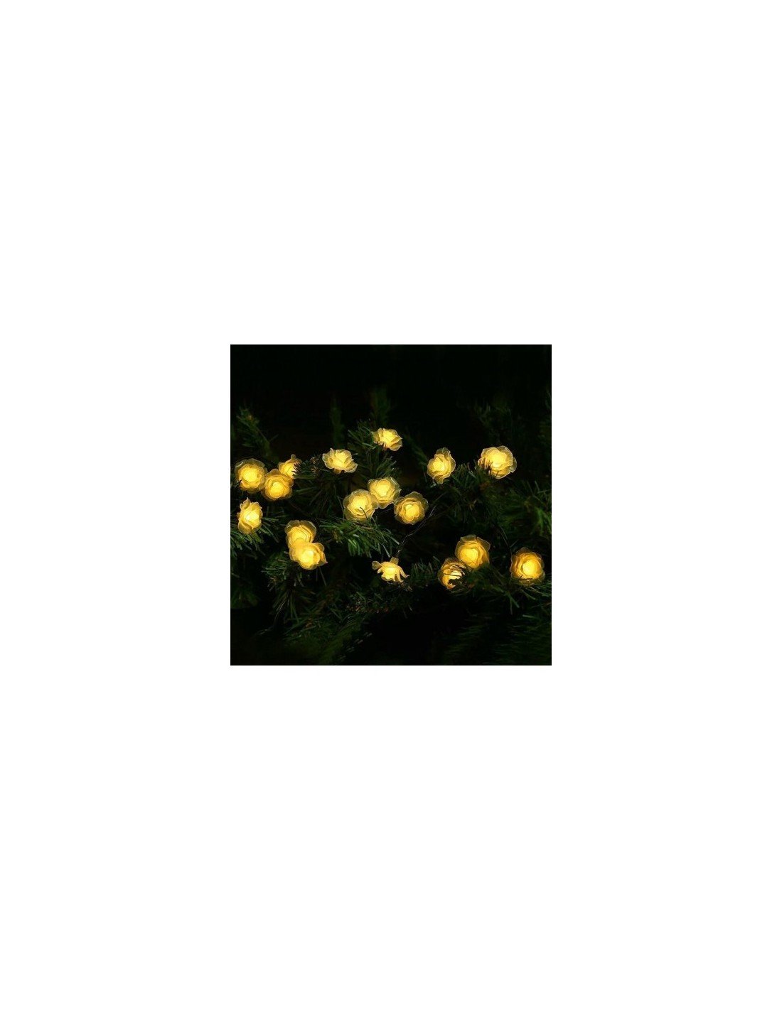 Cumpara Set 2 x Instalatie solara 50 LED Culoare Galben